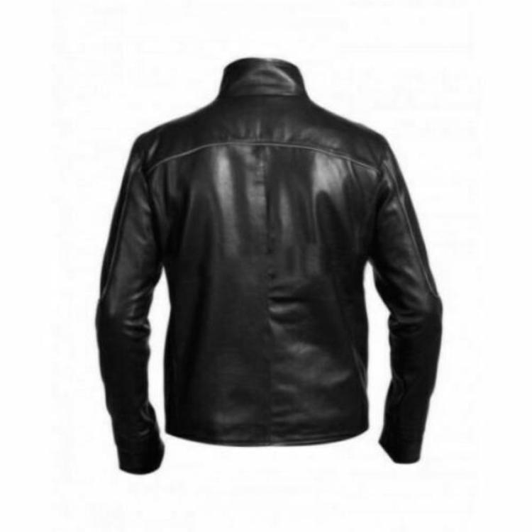 Punisher Skull Head Black Leather Jacket – The Famous Jackets