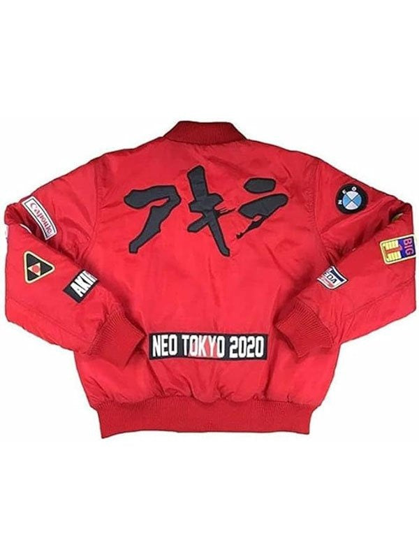 Akira Satin Bomber Jacket | Iconic Anime-Inspired Style – The Famous ...