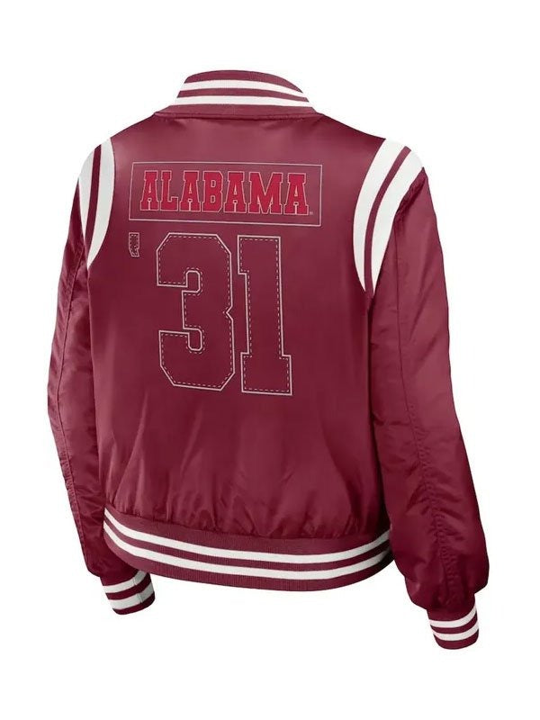 Alabama Crimson Letterman Varsity Jacket – The Famous Jackets
