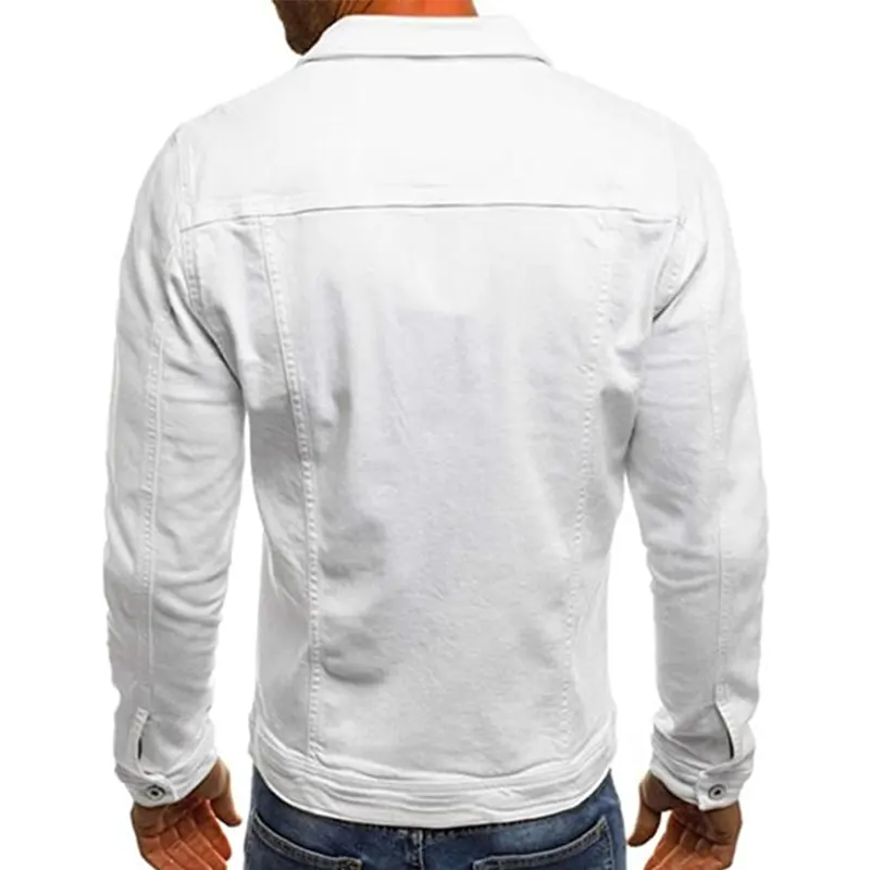 Mens White Denim Jacket – The Famous Jackets